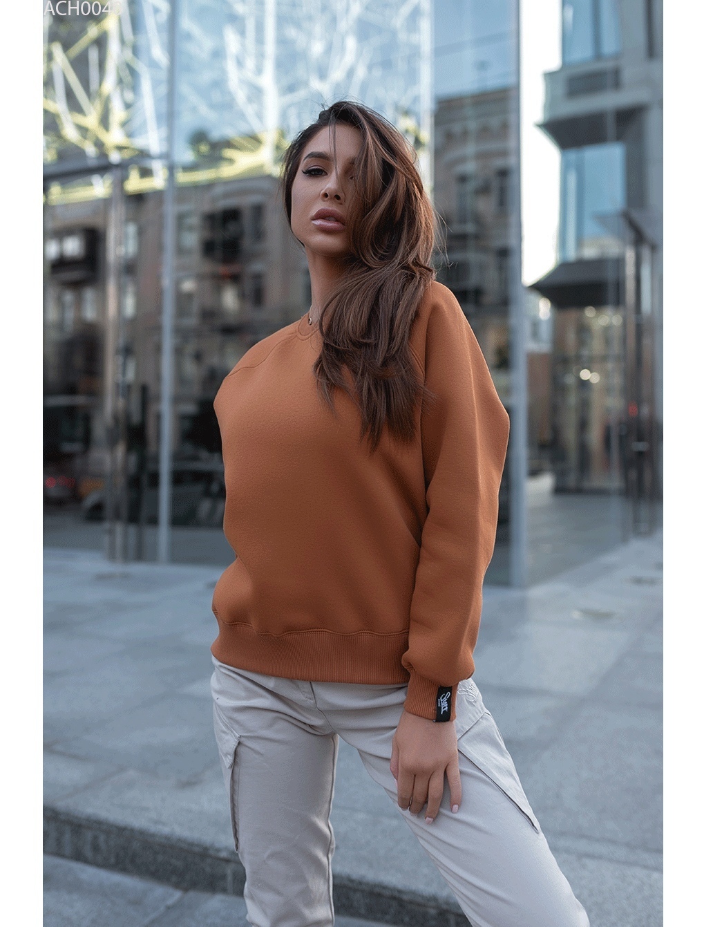 Жіночий світшот Staff brown basic fleece купити в Україні. Ціни на Жіночий світшот Staff brown ...