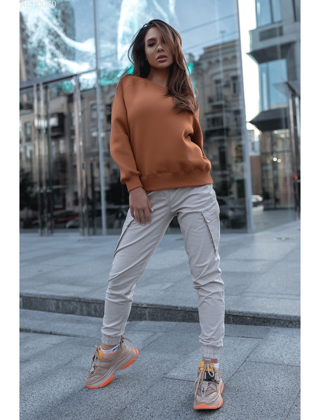 Жіночий світшот Staff brown basic fleece купити в Україні. Ціни на Жіночий світшот Staff brown ...