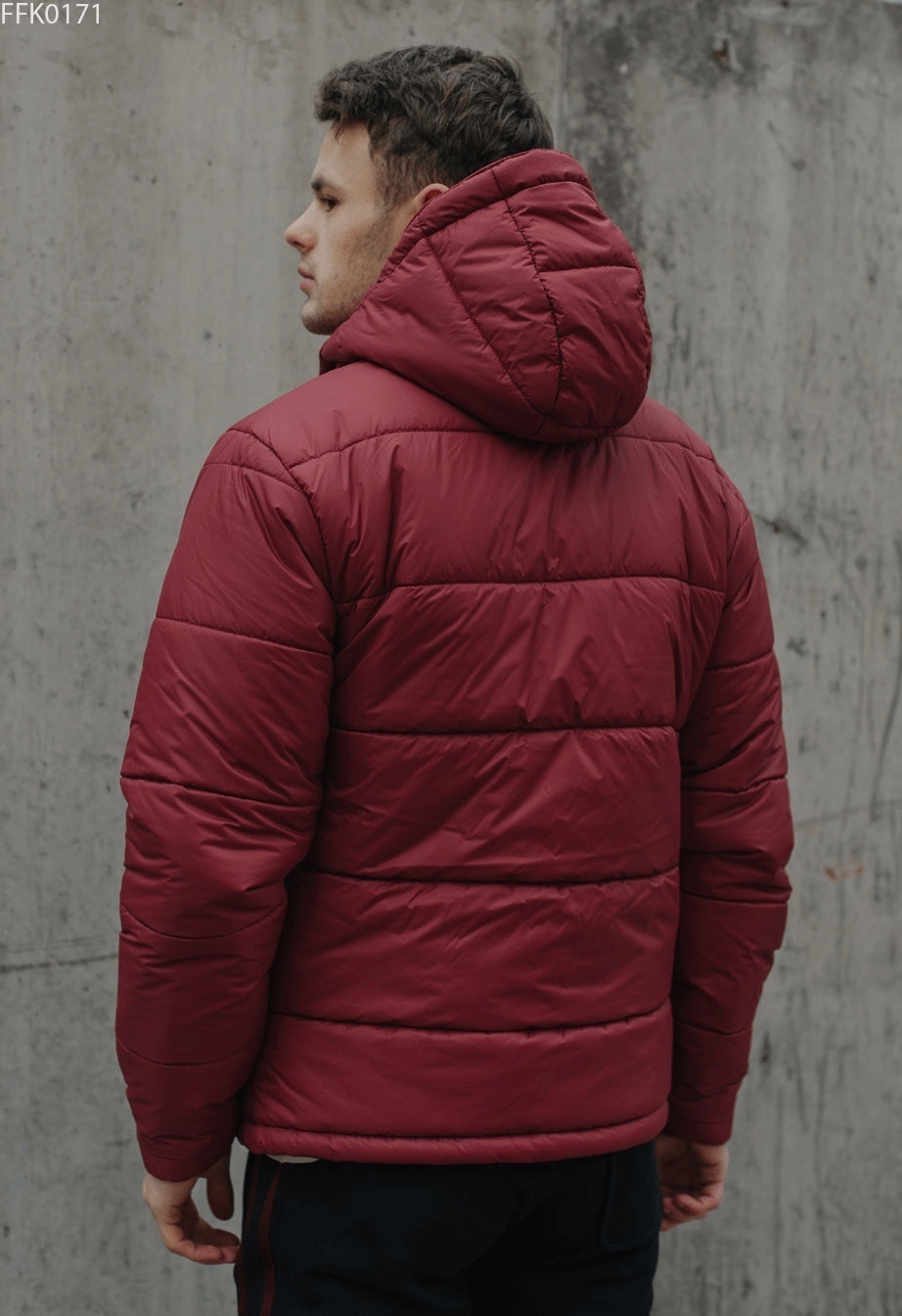 Куртка чоловіча зимова Staff cold bordo бордова купити