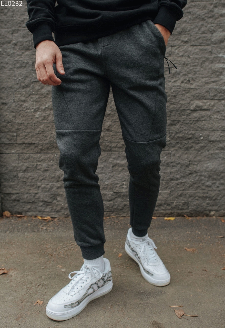 Спортивні штани Staff basic graphite fleece купити в Україні. Ціни на Спортивні штани Staff ...