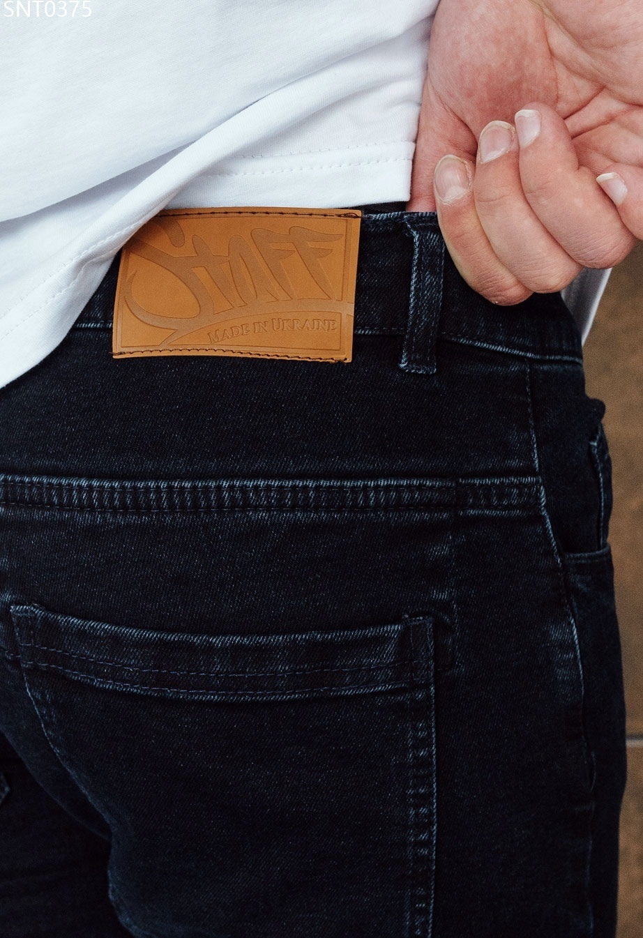 Джинси чоловічі Staff loo c2 slim темно-сині завужені стильні купити