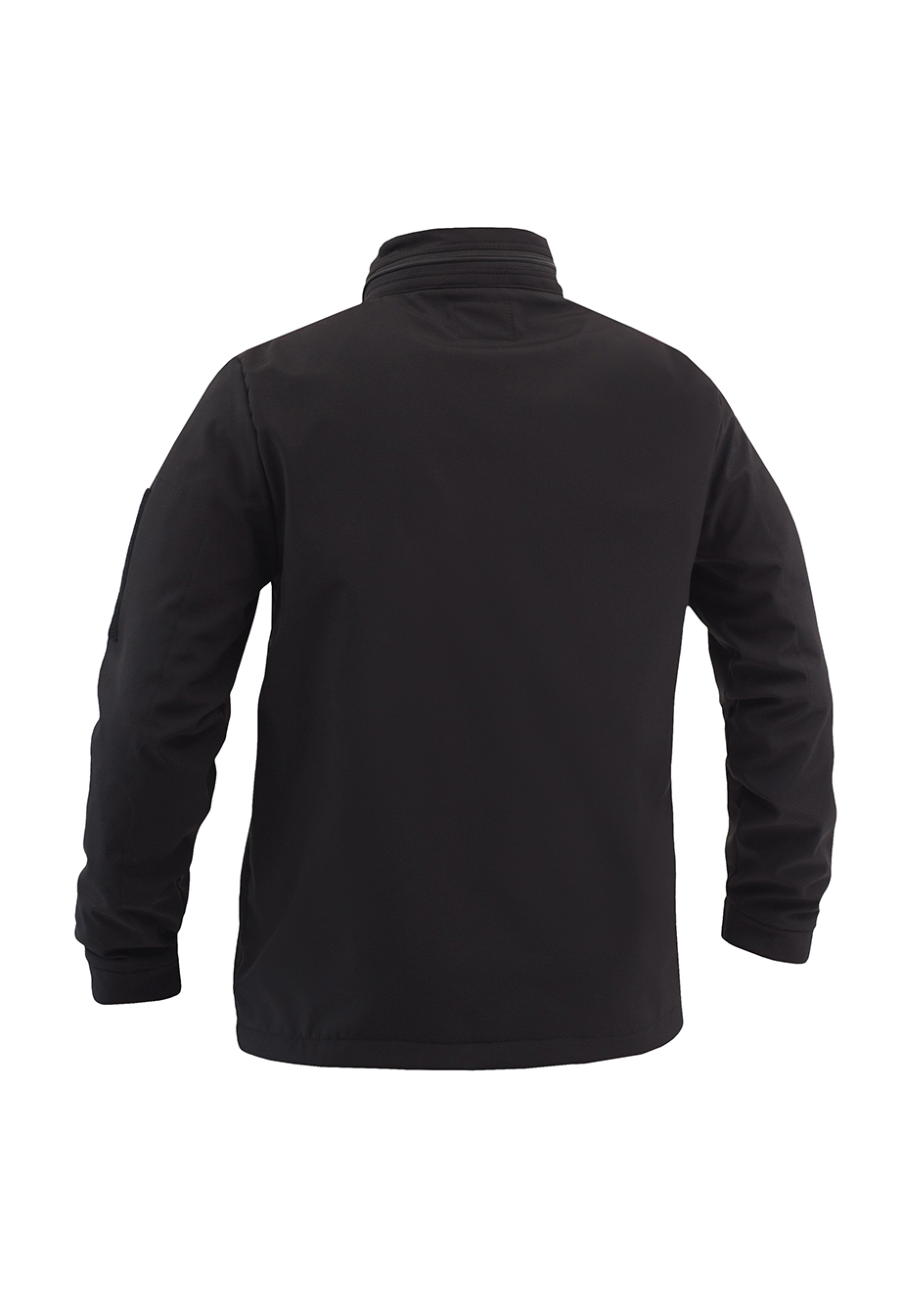 Тактична куртка Staff soft shell garpun black чорна демісезонна водонепроникна з капюшоном ціна