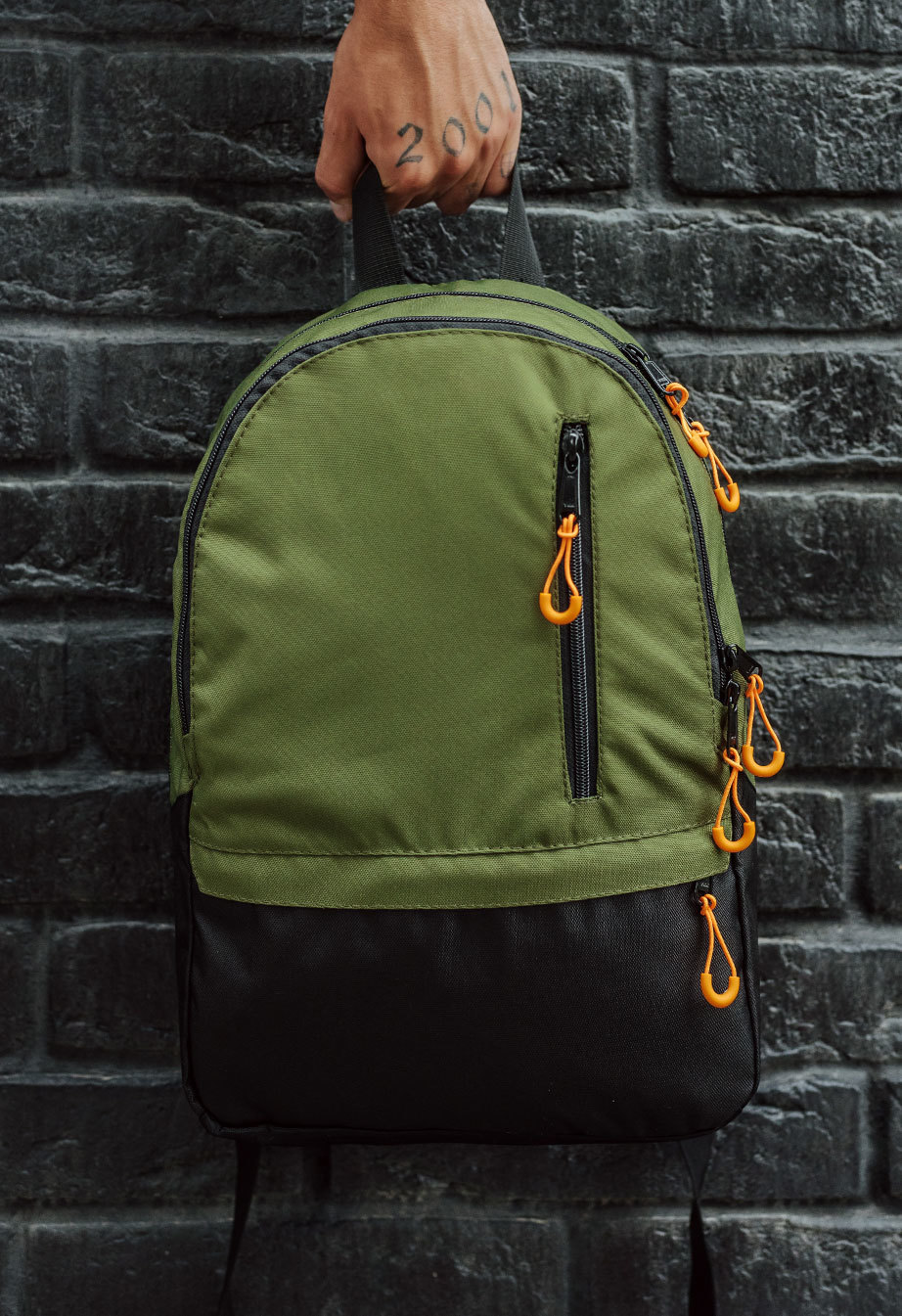 Рюкзак для ноутбука Staff 15L full khaki black хакі місткий ...