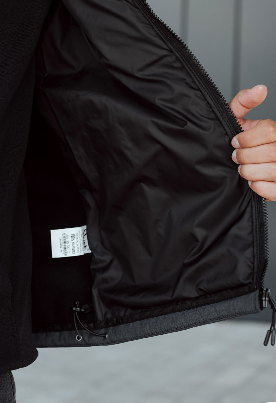 Чоловіча куртка Staff cu soft shell graphite графітового кольору рефлективна легка ...