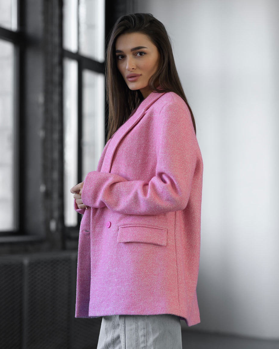 Жакет жіночий Staff ma pink рожевий з кишенями брендовий модний ціна