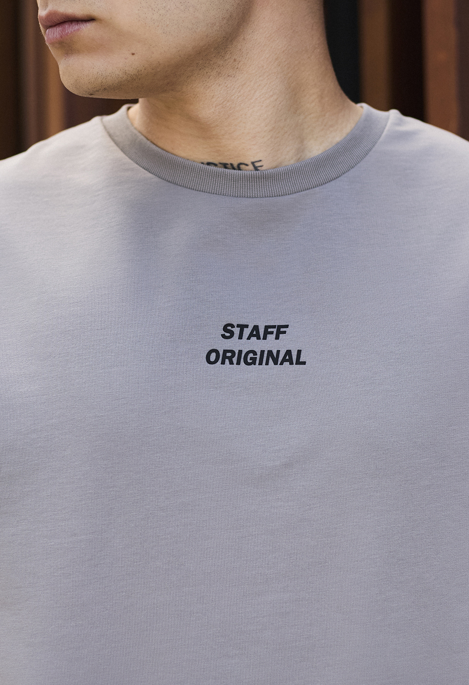 Шорти і футболка чоловічі Staff no gray oversize сірі для хлопця літні ...