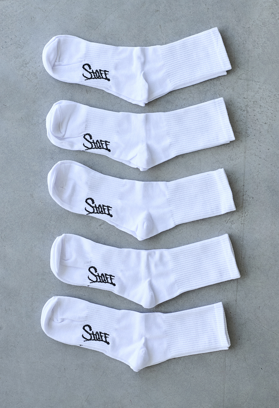 Шкарпетки чоловічі Staff white 5 пар long (р.39-42) білі молодіжні ...