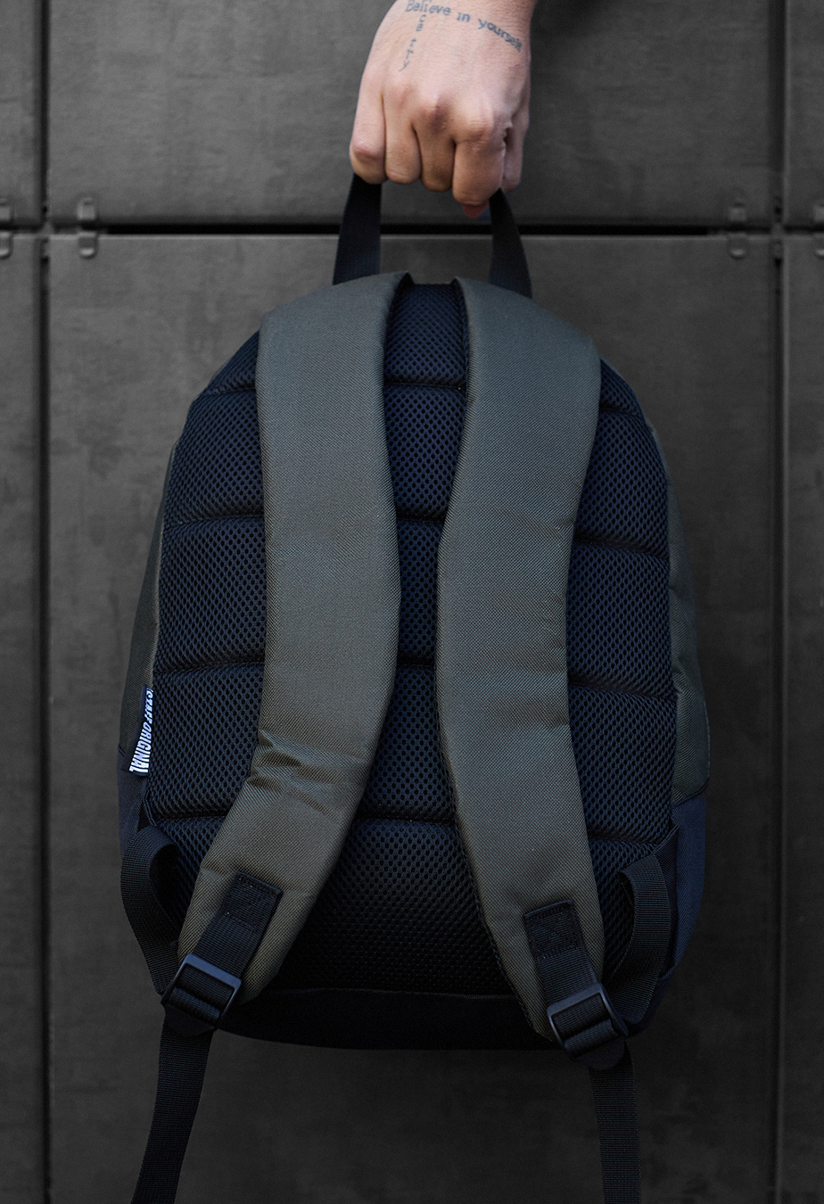 Рюкзак для ноутбука Staff 15L full khaki black хакі місткий ...