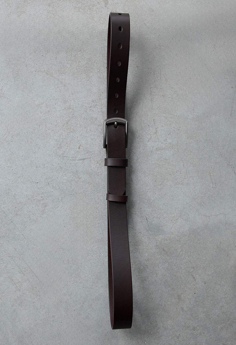 Ремінь чоловічий Staff brown коричневий еко шкіра шкіряний стильний ціна