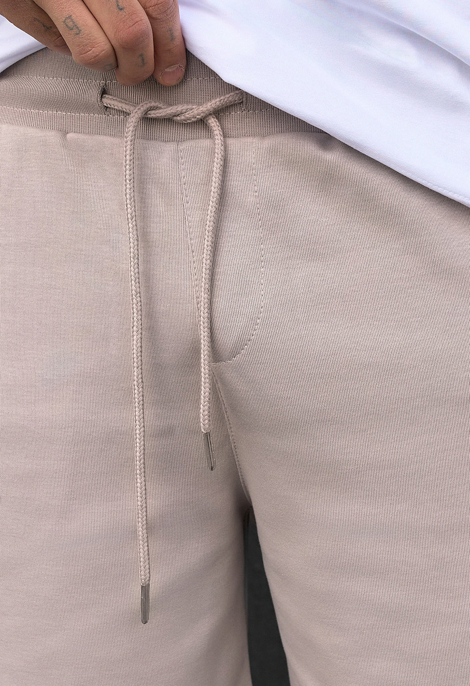 Шорти чоловічі Staff ley light gray світло-сірі модні спортивні на літо трикотажні ціна